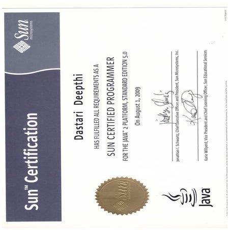 EvidenceOfProgramming-SCWCD | PDF