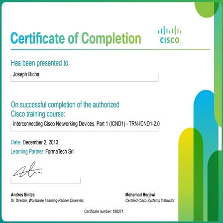Cisco Certified Course CCNA_Part1 | PDF