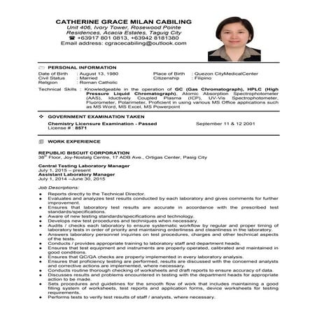 GRACE RESUME | PDF