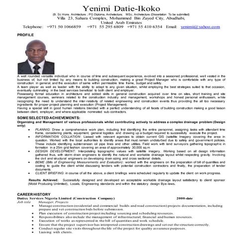 Yenimi CV Version 2 | DOCX