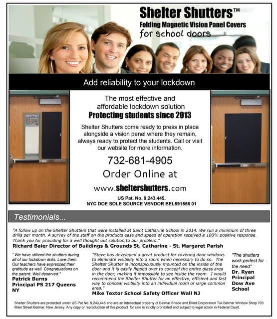 Need of School Security Shades | PPT