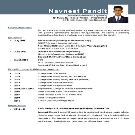 VIVEKANANDH Resume | PDF