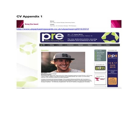 Dan CV Appendix | PDF | Free Download