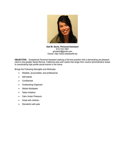 Gail Davis Leni Moore Recommendation Letter | PDF