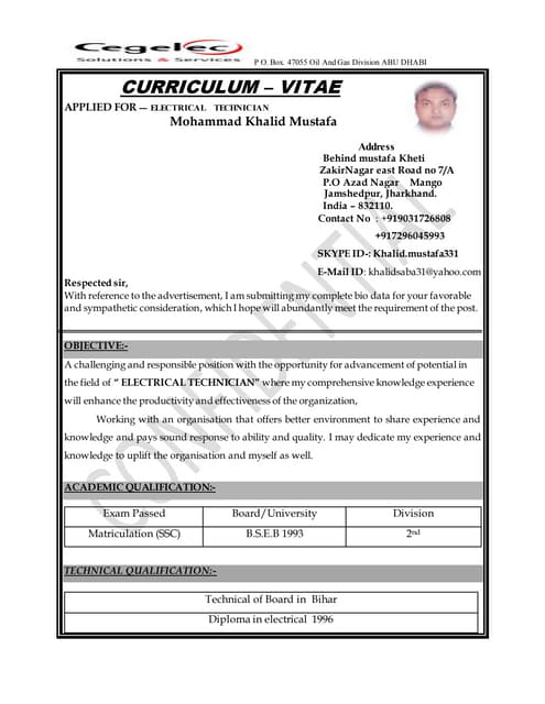 RESUME_ ARULMANI-ELECTRICAL COMMISSIONING ENGINEER (1) | DOCX | Civil ...