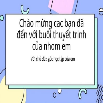 Bài thuyết trình môn HĐTN lớp 6A_chào mừng các bạn đến với btt | PPTX