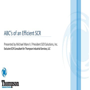 ABC OF AN EFFICIENT SCR (Final) 3 | PPT