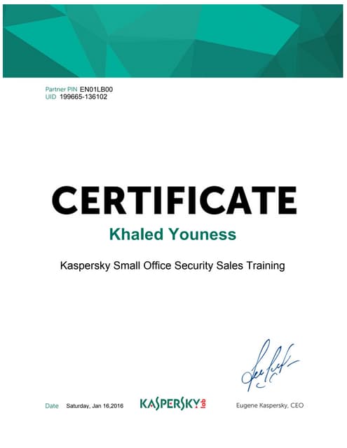 kaspersky advanced accreditation | PDF