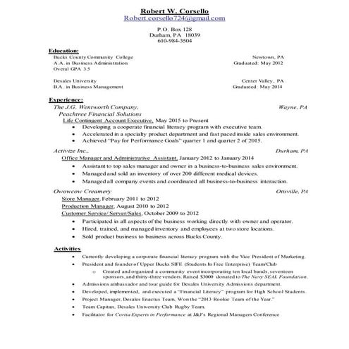 Resume (Aug 2015) | DOCX