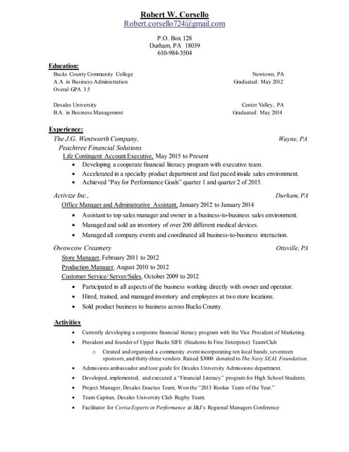 Revised Resume | DOCX
