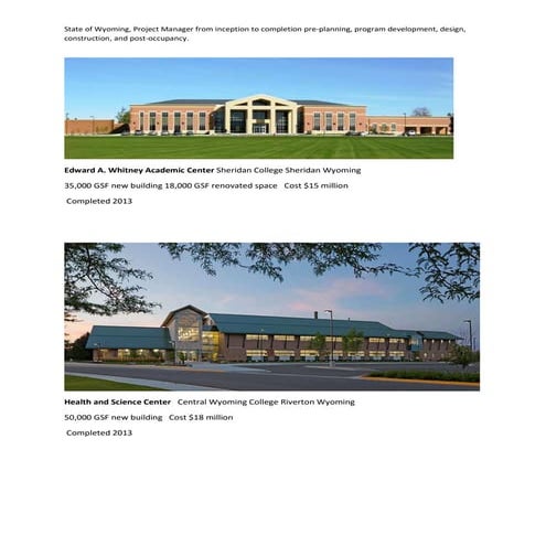 State of Wyoming Project Information | PDF