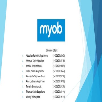 Software Akuntansi MYOB - Komputer Audit | PPTX