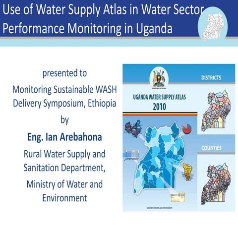 Use of Water Supply Atlas in Water Sector Performance Monitoring in ...