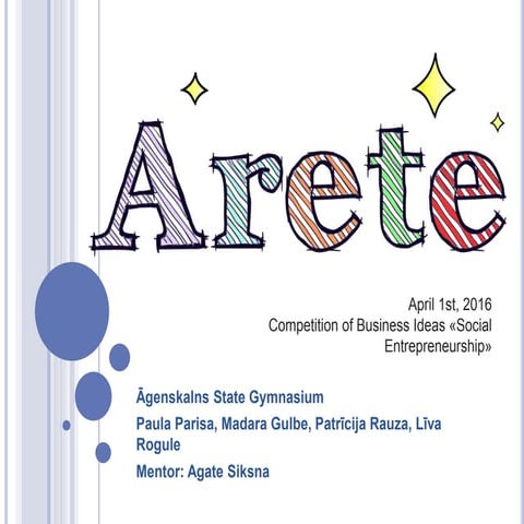 #6 arete agenskalns_sg | PPT
