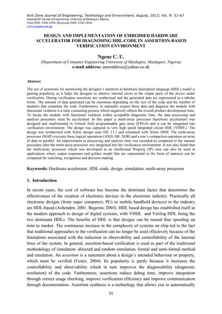 HDL (hardware description language) presentation | PPTX