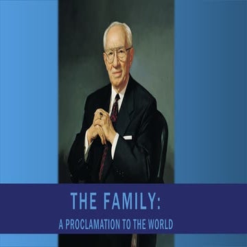 The Family: A Proclamation to the World | PDF