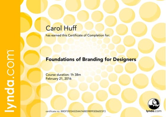 Carol Huff presentations