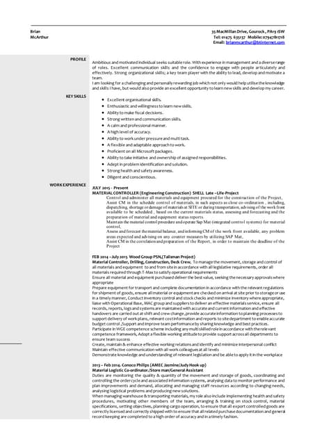 Marc Parrett's Resume | PDF