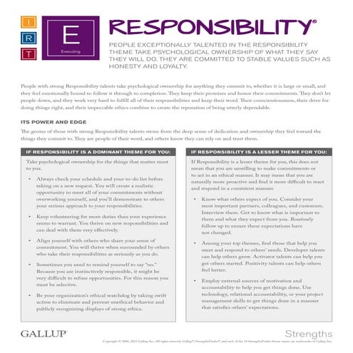 Responsibility | PDF