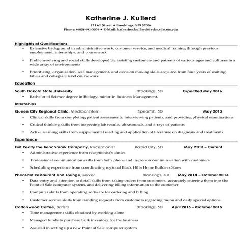 Adrian Resume | DOC