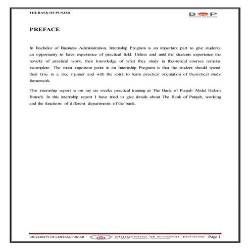 internship report me | DOCX