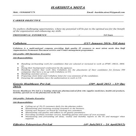 Harshita resume | DOCX