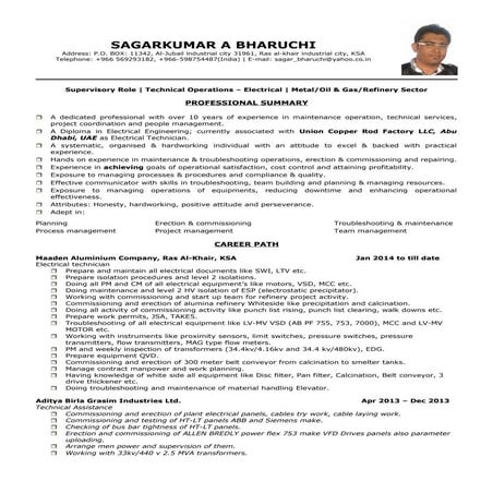 SAGAR RESUME | DOC