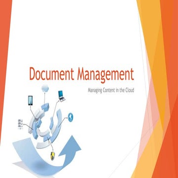 Document Management on Cloud v0.3 | PPTX