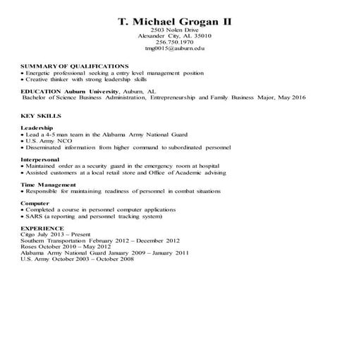 Professional Resume | PDF