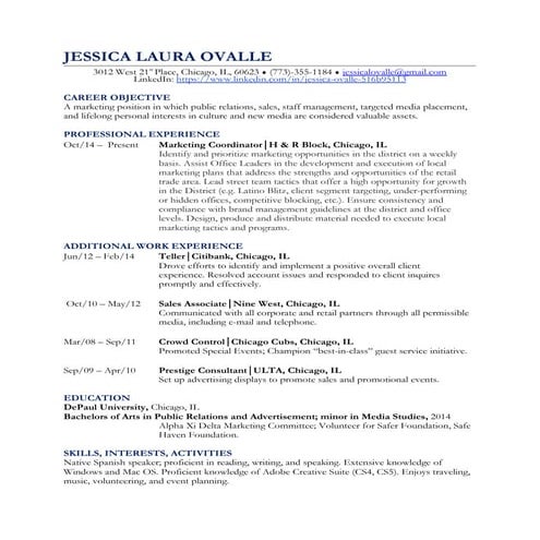 Resume Jennifer Braner | PDF