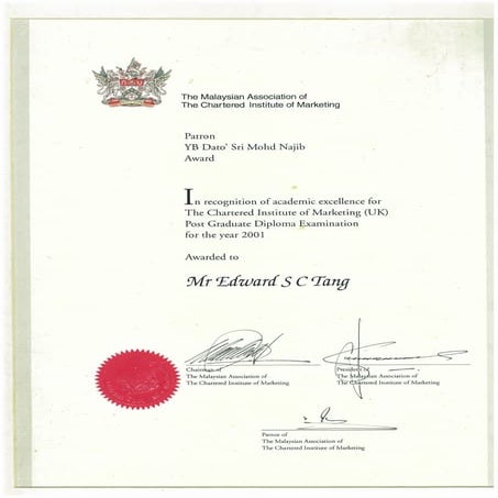 CIM Patron Award | PDF