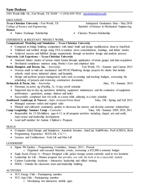 Resume | PDF