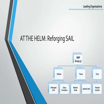 Reforging SAIL 06082015 | PPT