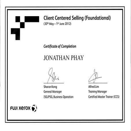 CERTIFICATE(FX_CCS) | PPT