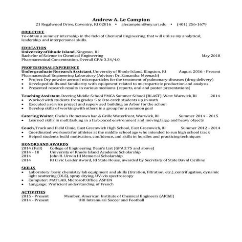Andrew_LeCampion_Resume2017 | DOCX