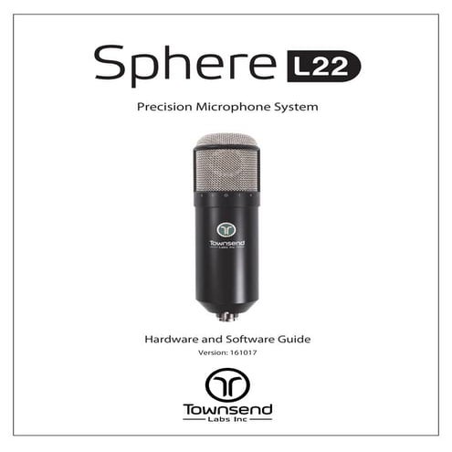 Sphere L22 Microphone System User Guide | PDF