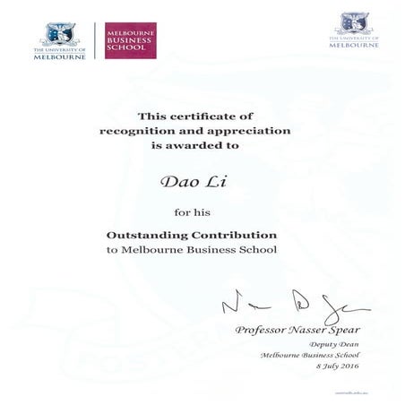 Outstanding contribution certificate | PDF