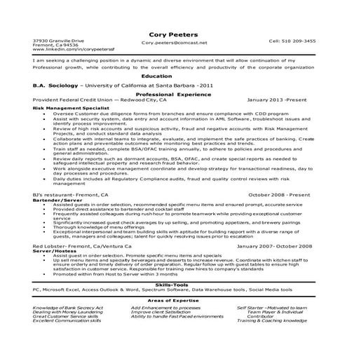 Cory Peeters updated Resume 11-18-14 | PDF