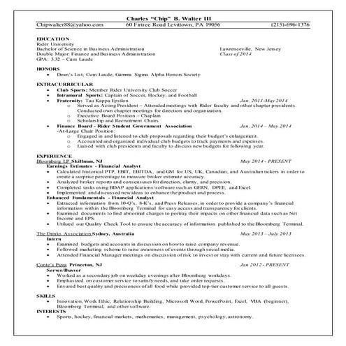Sept 2015 Resume | DOCX