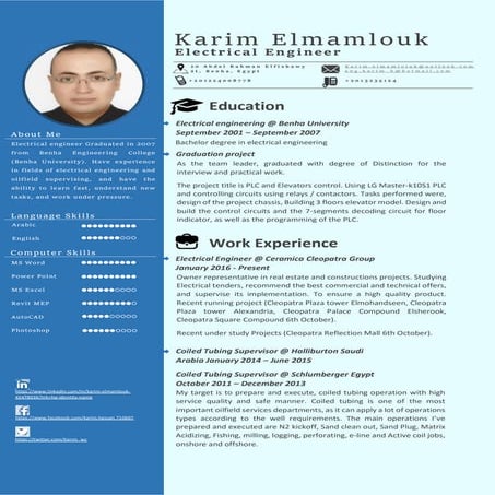 karim CV 2016 | PDF