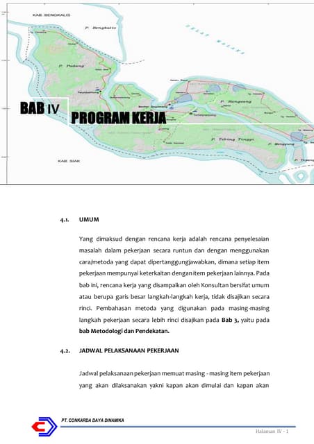 Kerangka acuan kerja survey pemetaan topografi | PDF