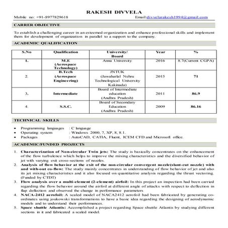 rakesh resume | DOCX