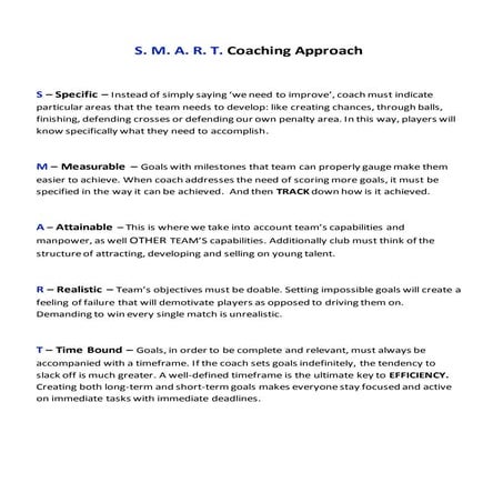 Smart coaching approach 2 | DOCX