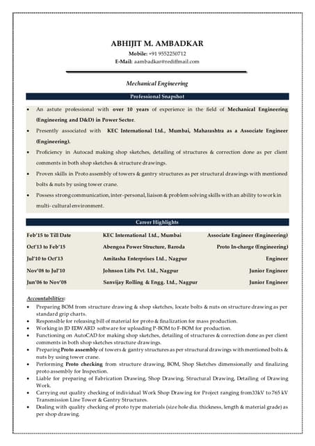 bala resume | PDF