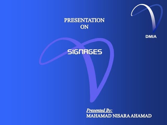 Signboards | PPTX