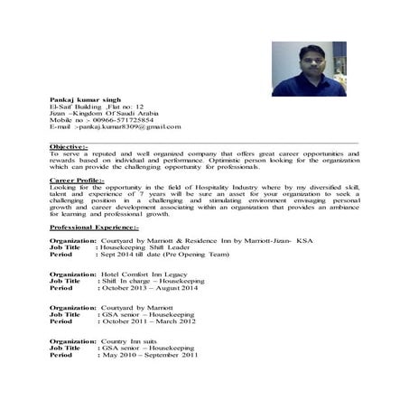 pankaj cv | DOCX