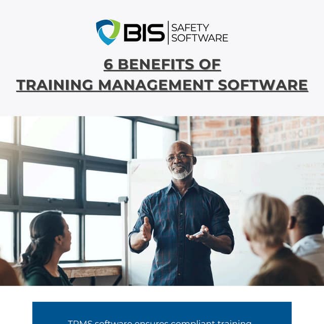 6 benefits of Training Management Software | PDF
