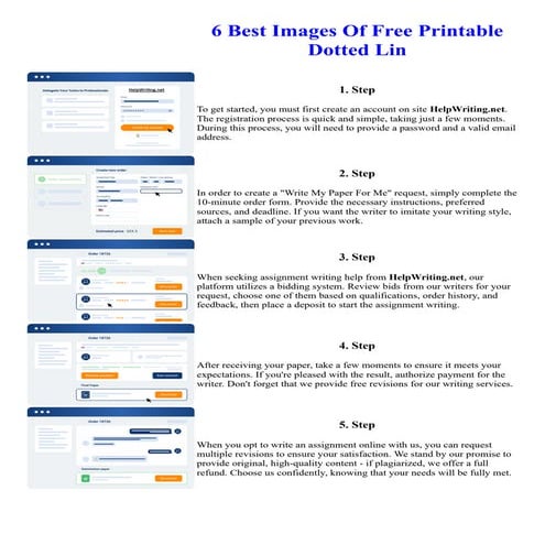 6 Best Images Of Free Printable Dotted Lin | PDF