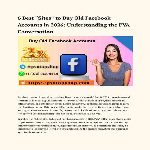 6 Best Sites to Buy Old Facebook Accounts in 2025 PVA ....pdf