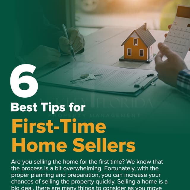 6 best tips for First-Time Home Sellers | PDF